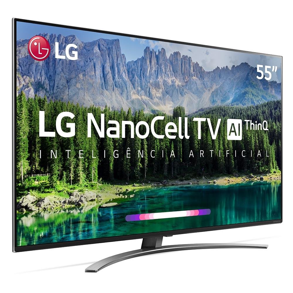 Smart TV LG 55 Polegadas LED UHD 4K NanoCell, 4 HDMI, 3 USB, Wi-Fi ...