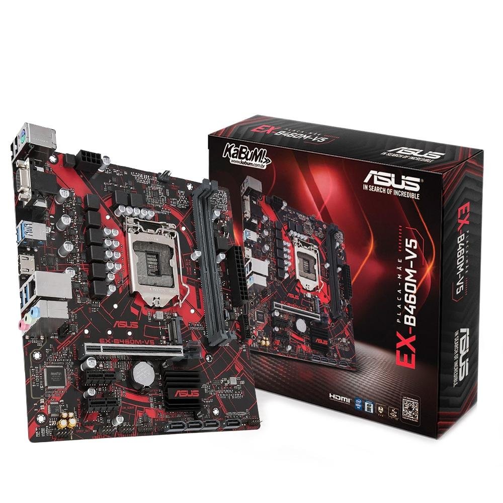Placa Mãe Asus EX-B460M-V5, Intel LGA 1200, mATX, DDR4 | KaBuM!