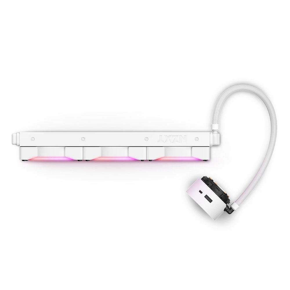 Water Cooler NZXT Kraken Z73, Fans de 360mm, com Display LCD, Branco ...