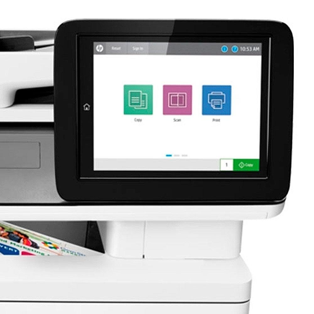 Impressora Multifuncional HP Laser E57540DN 40PPM, Color A4, USB ...