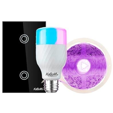 Kit - 5 Lâmpada LED Smart Elgin, RGB Bulbo Color, 10W, 3000K, Wi-Fi, C/ Controle Inteligente ...