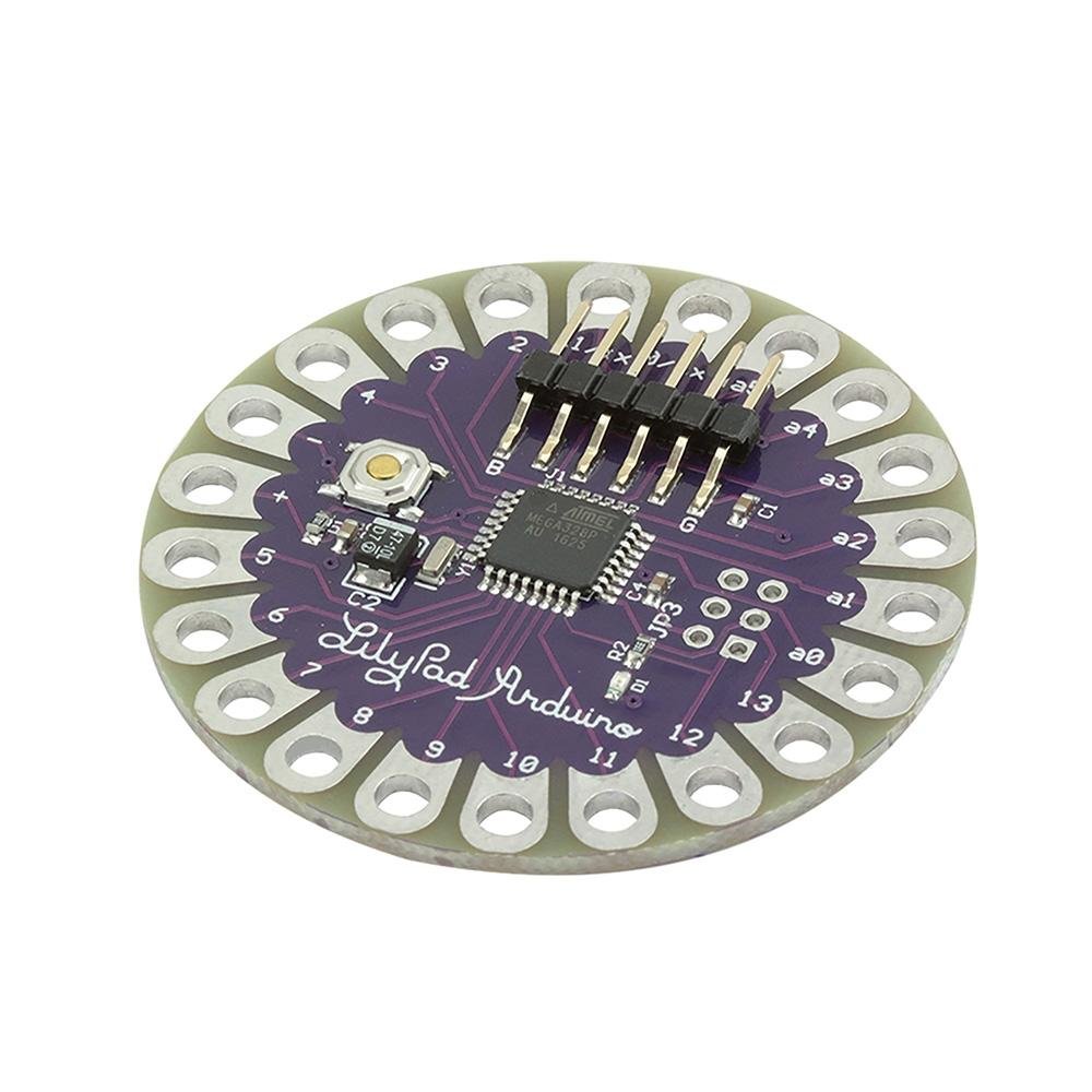 Módulo Desenvolvimento Lilypad ATMEGA 328 ROXO | KaBuM!