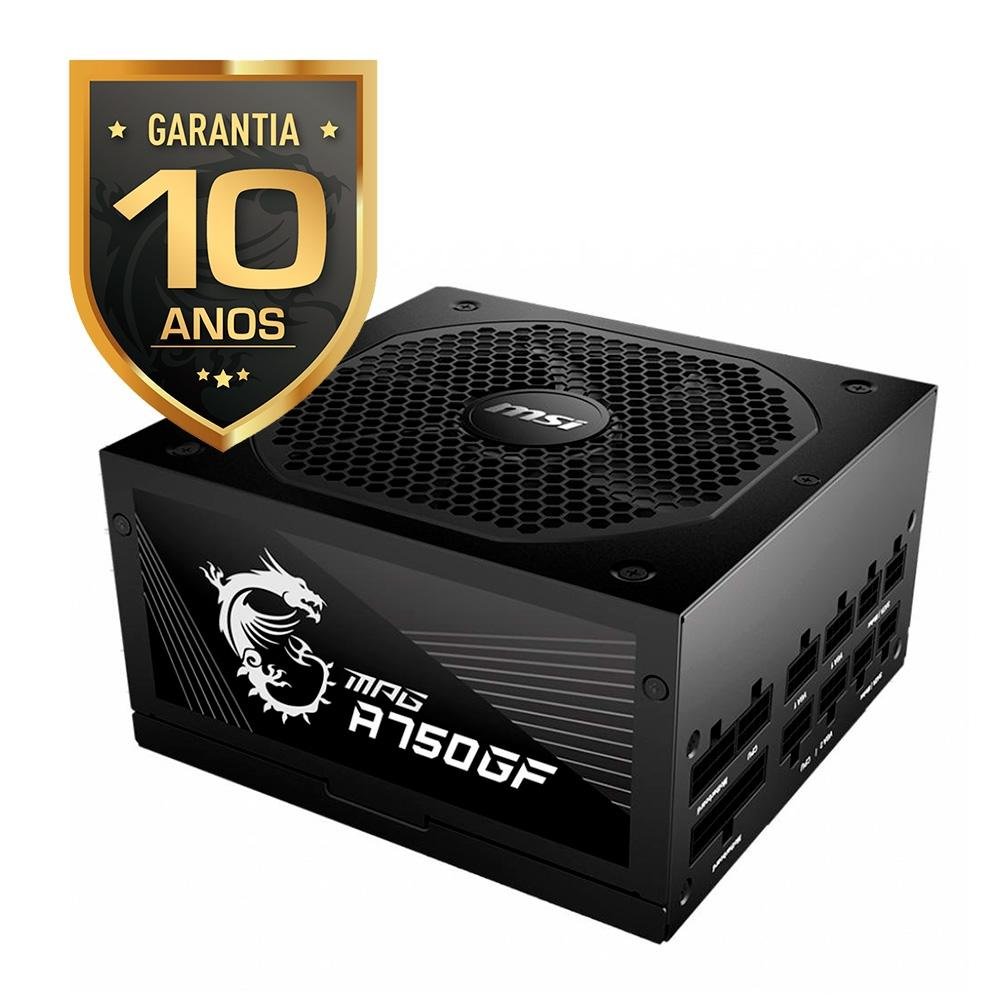Fonte MSI MPG A750GF, 750W | KaBuM!