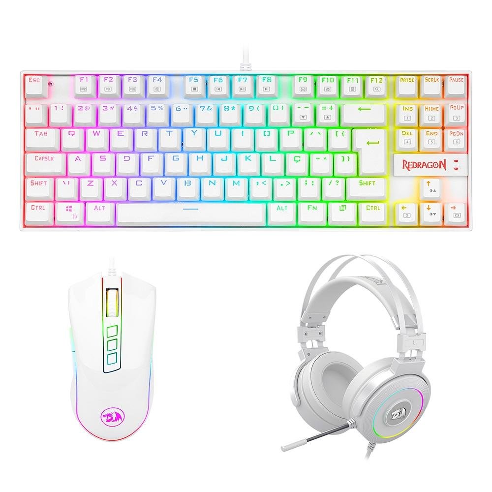 Kit Gamer Redragon RGB | KaBuM!