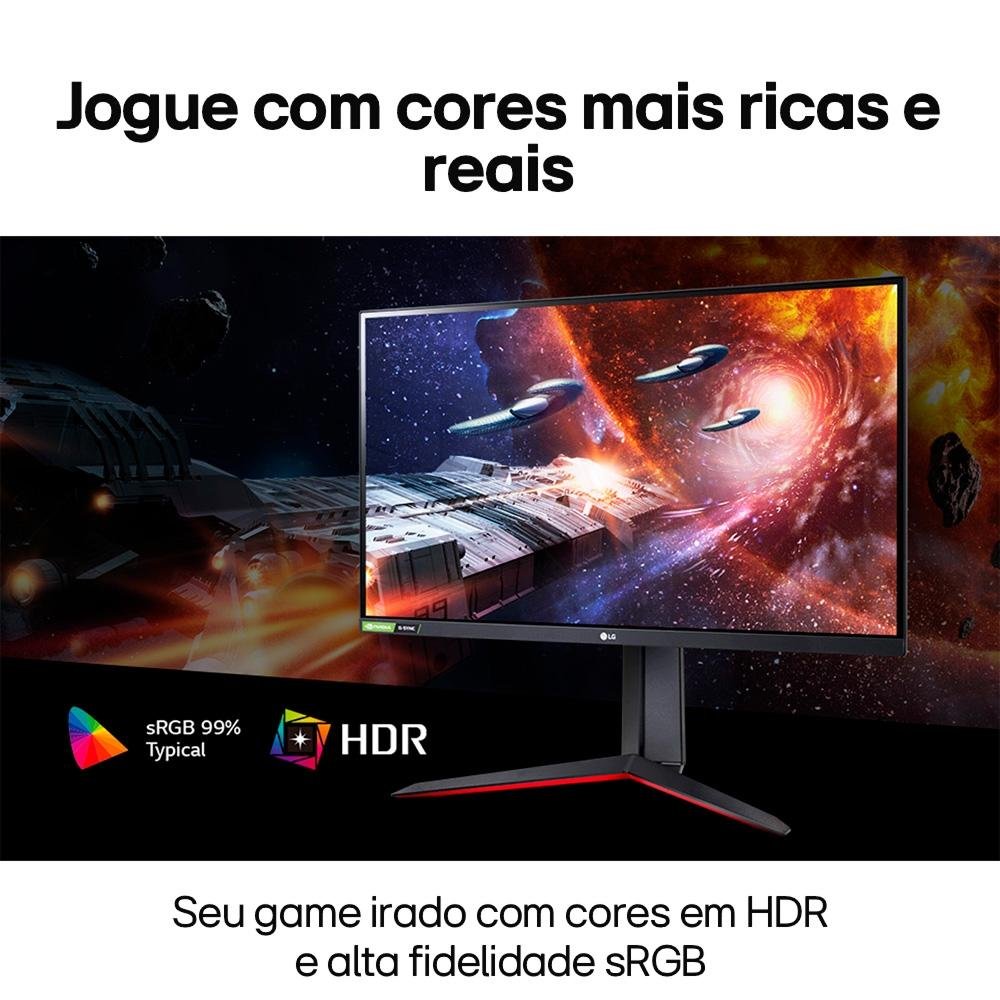 Monitor Gamer LG UltraGear 24 Full HD | KaBuM!