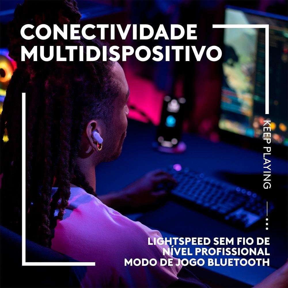 Fone de Ouvido Gamer Logitech G FITS USB/Bluetooth | KaBuM!