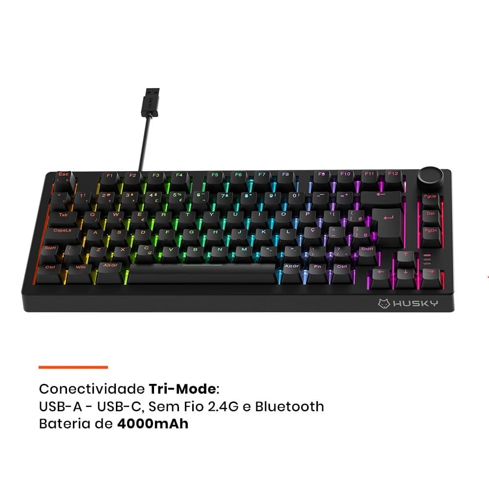 Teclado Mecânico Gamer Husky Nomadic | KaBuM!
