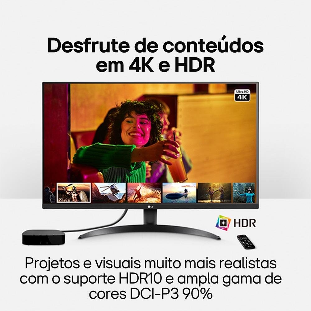 Monitor LG 32" UHD 4K, HDR 10, 32UR500-B | KaBuM!