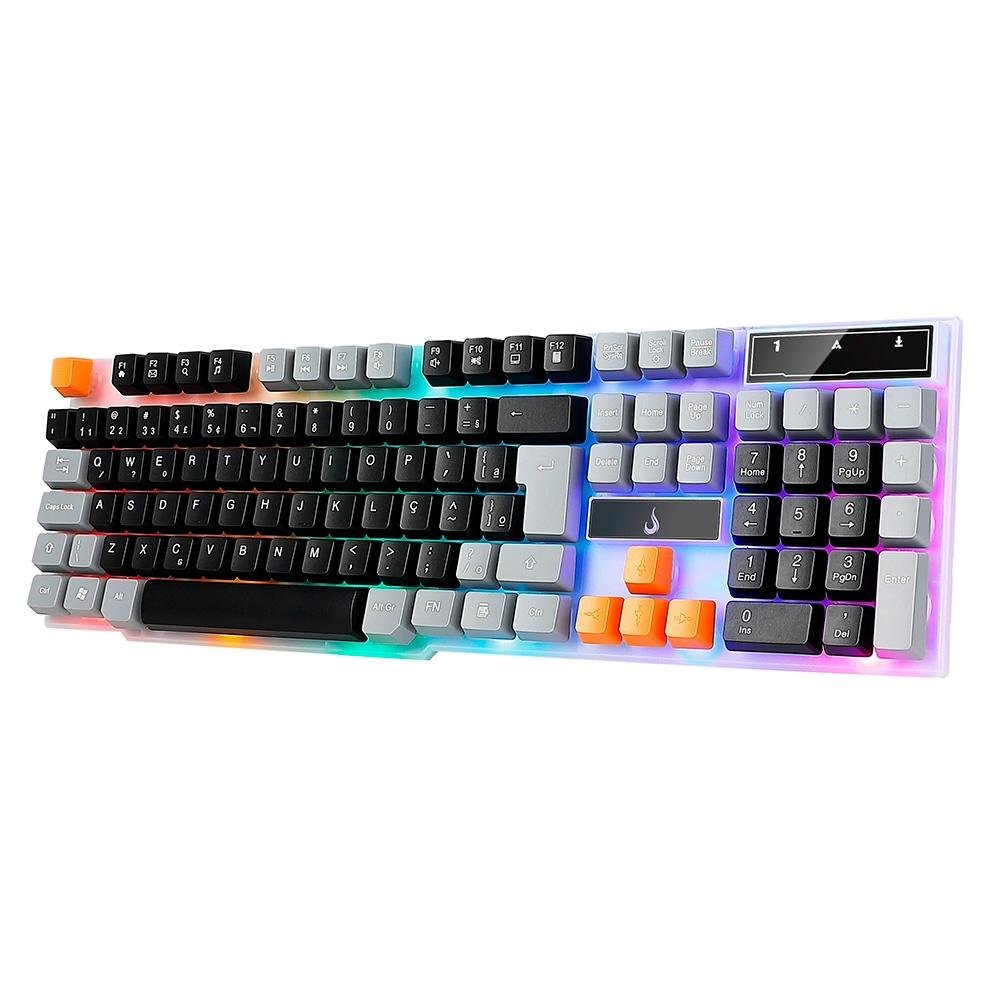 Teclado Semi-Mecânico Gamer Rise Mode G1| KaBuM!