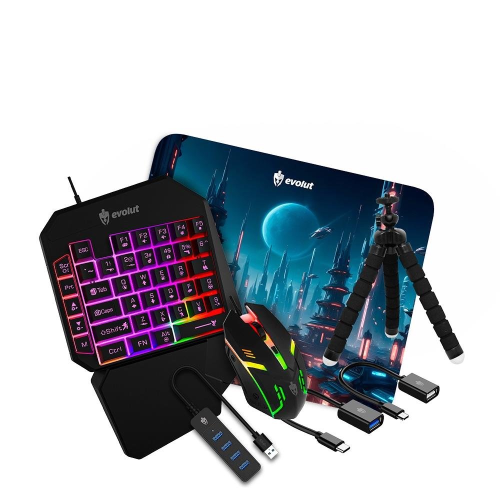 Kit Gamer Evolut Mobilador | KaBuM!