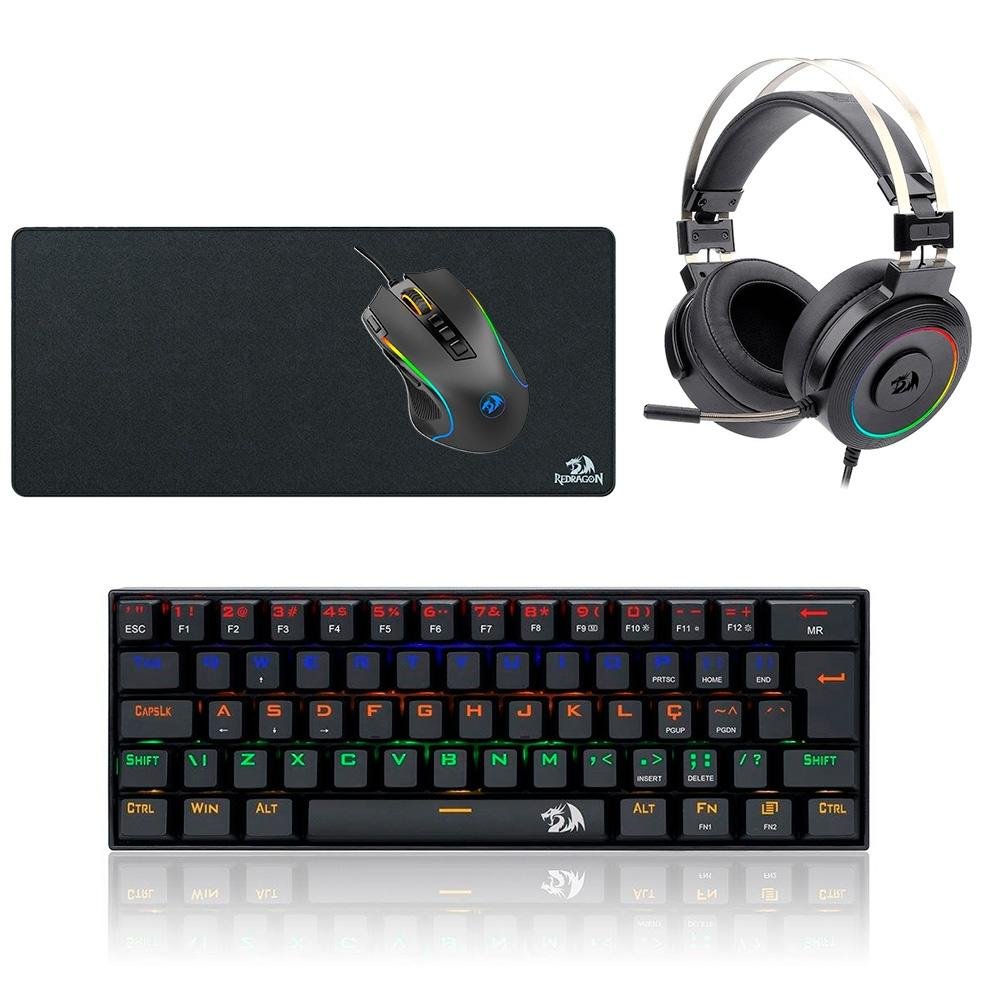 Kit Gamer Bot Redragon | KaBuM!