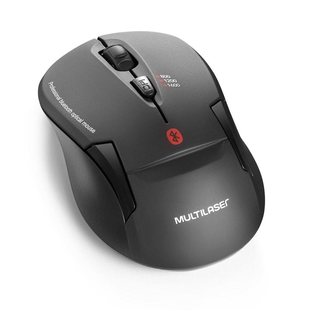 Mouse Multilaser 1600DPI Bluetooth - MO254 | KaBuM!