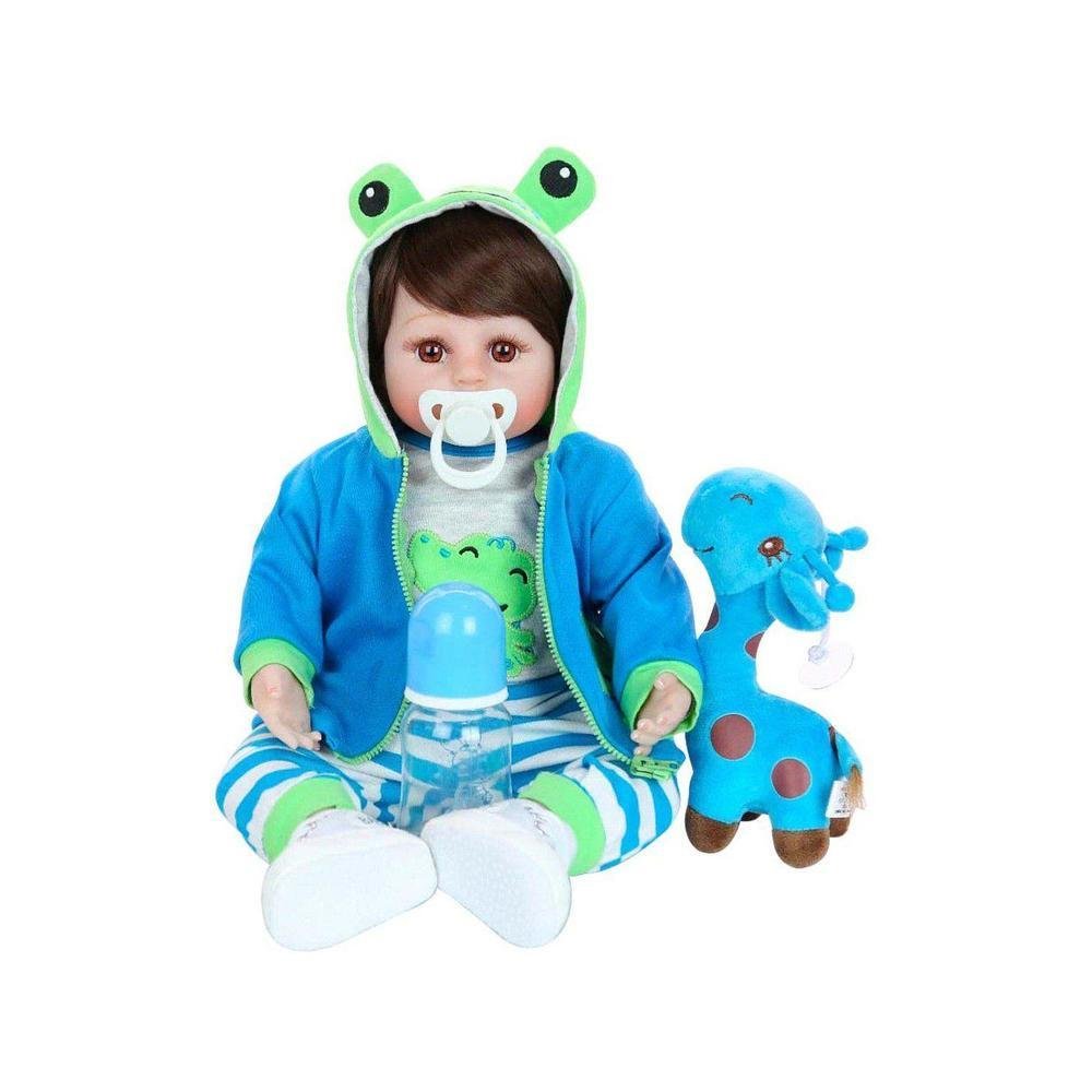 Bebê Reborn David Laura Baby 45cm com Acessórios