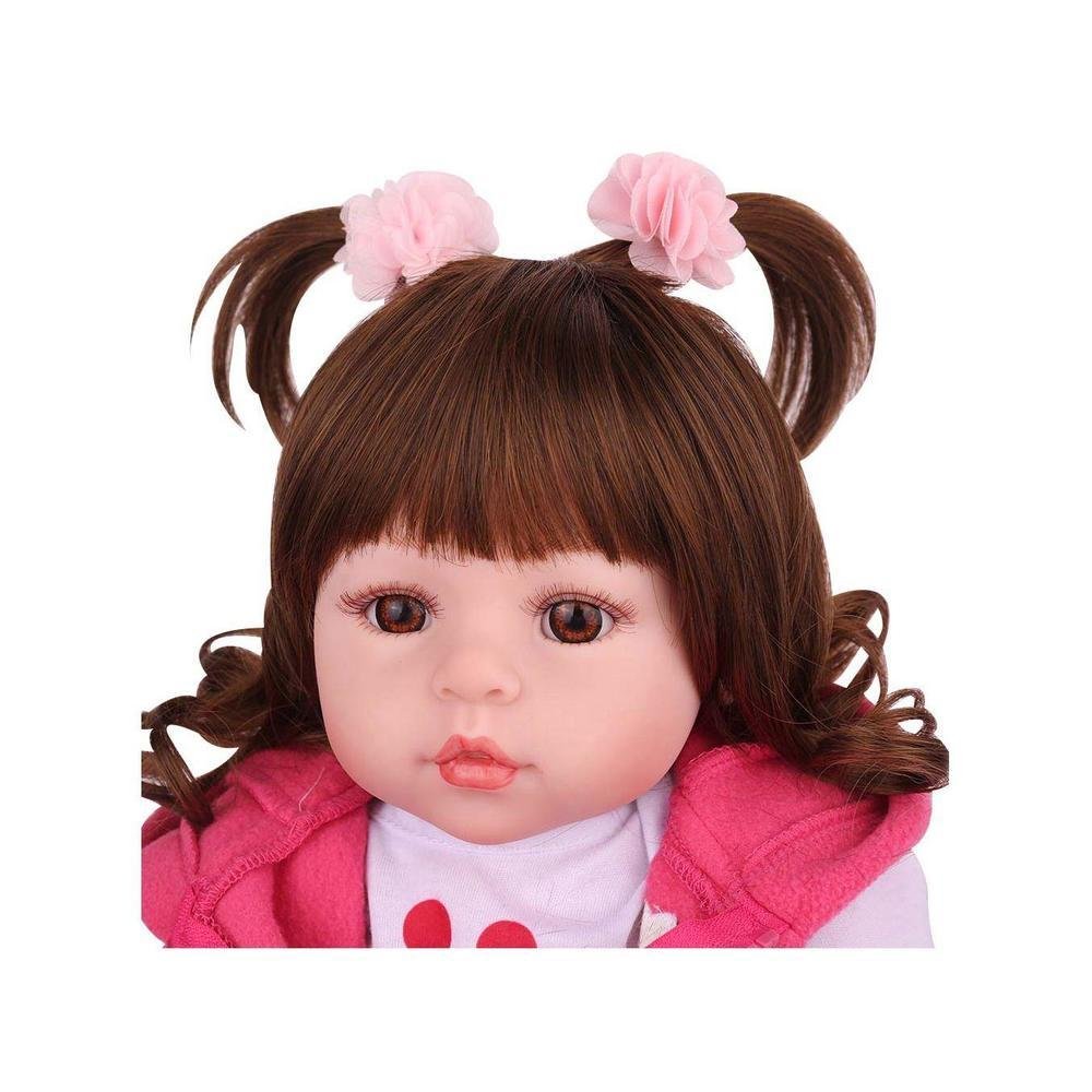 Bebê Reborn Mini Valentina Girafinha Laura Baby