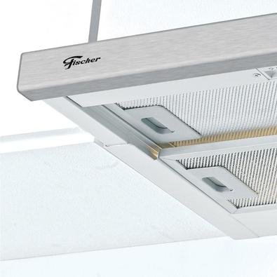 Depurador de Ar Fischer Slim de embutir Retrátil, 60cm, 60Hz, 220V