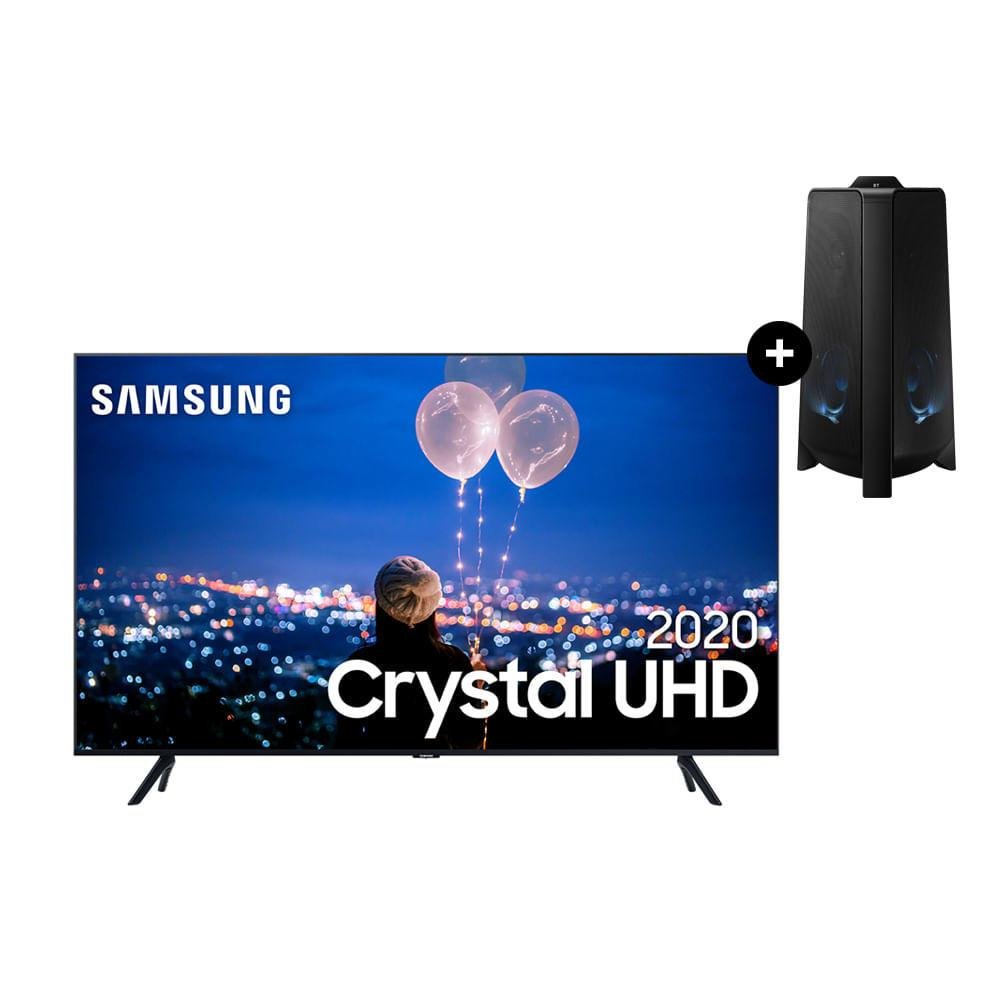 Smart TV Samsung 65" Crystal UHD 4K - TU8000 + Sound Tower