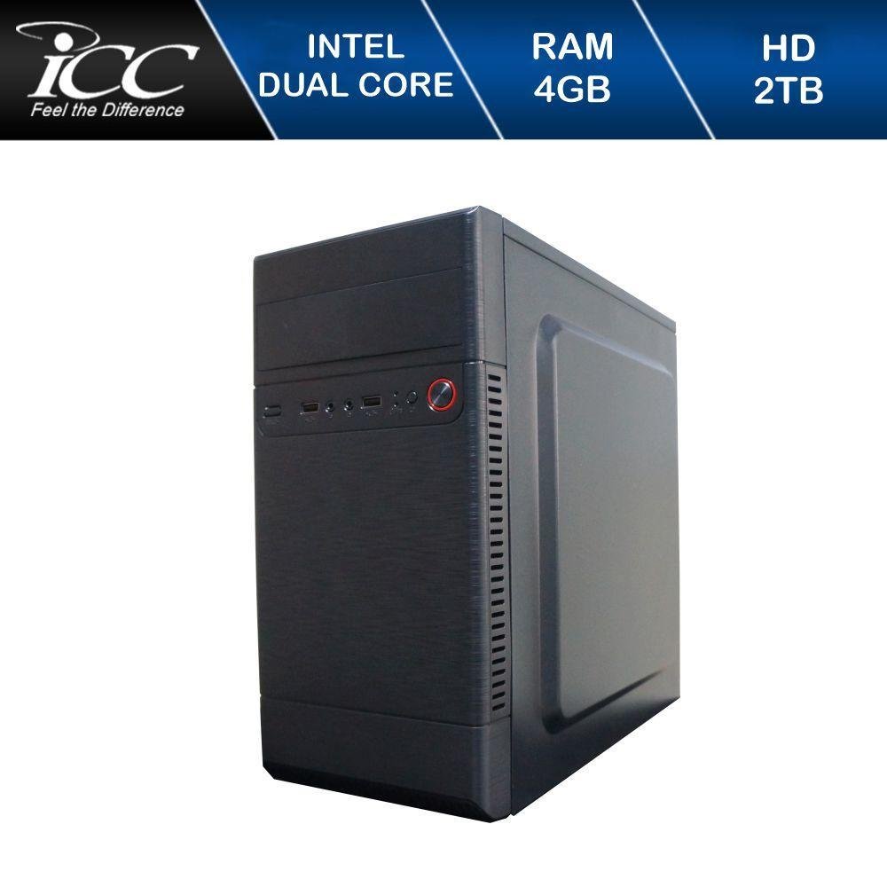 Pc Icc, Intel Dual Core, 2.41ghz, 4GB, HD 2TB | KaBuM!