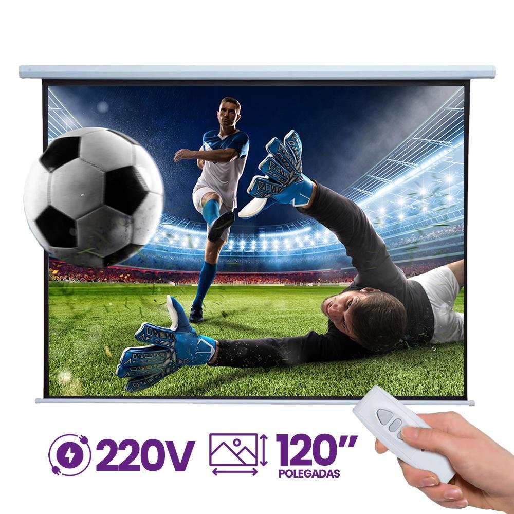 Tela de Projeço Tronos 120 Polegadas KaBuM