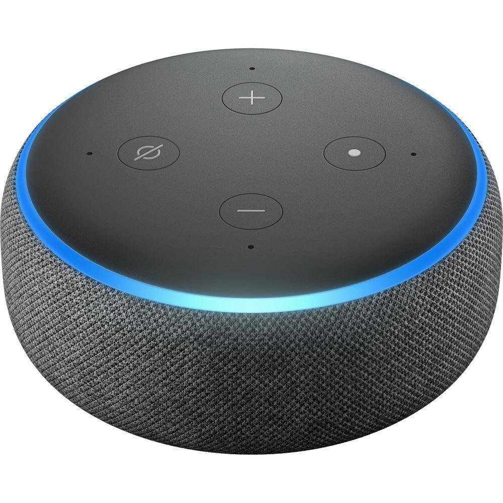 Echo Dot 3a Geraço Amazon com Alexa Preto KaBuM
