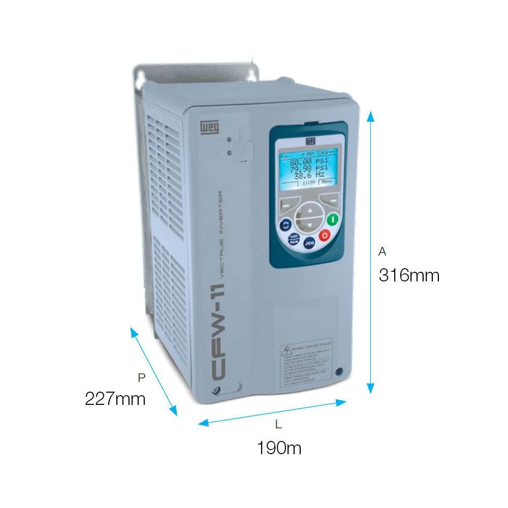 Inversor De Frequência Weg Cfw11, 31A, 20CV | KaBuM!