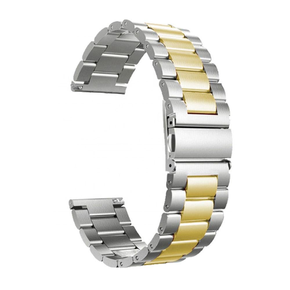 Pulseiras Smartwatch Multiira Aço Prata e Ouro | KaBuM!