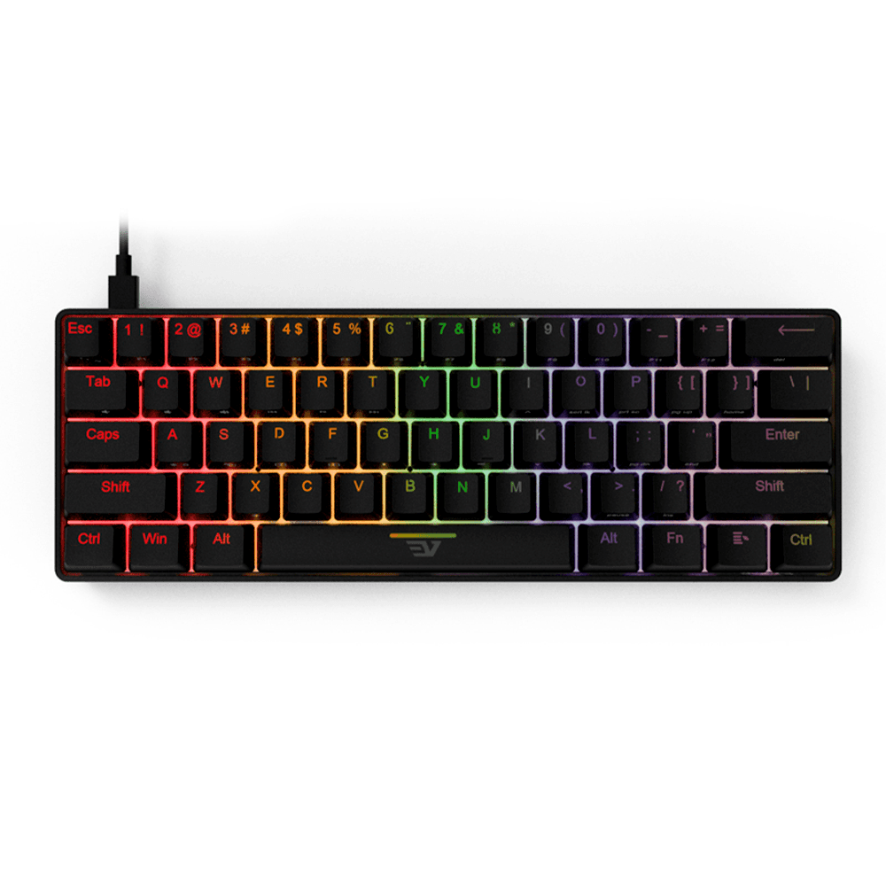 Teclado Mecânico Gamer NinexT Panzer Mini RGB