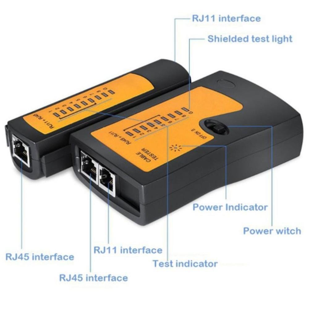 Testador De Cabo De Rede Rj45RJ11 KaBuM