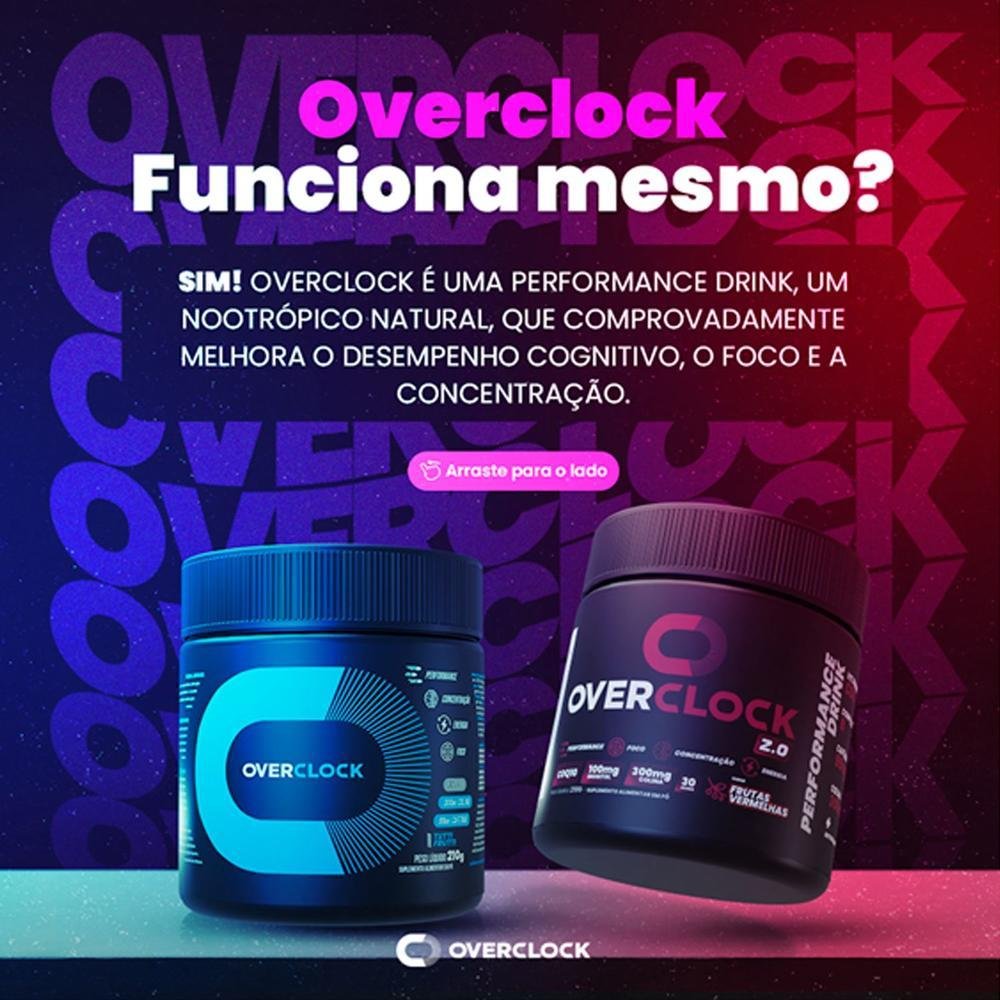 Combo Energético Gamer Overclock Shakeira KaBuM