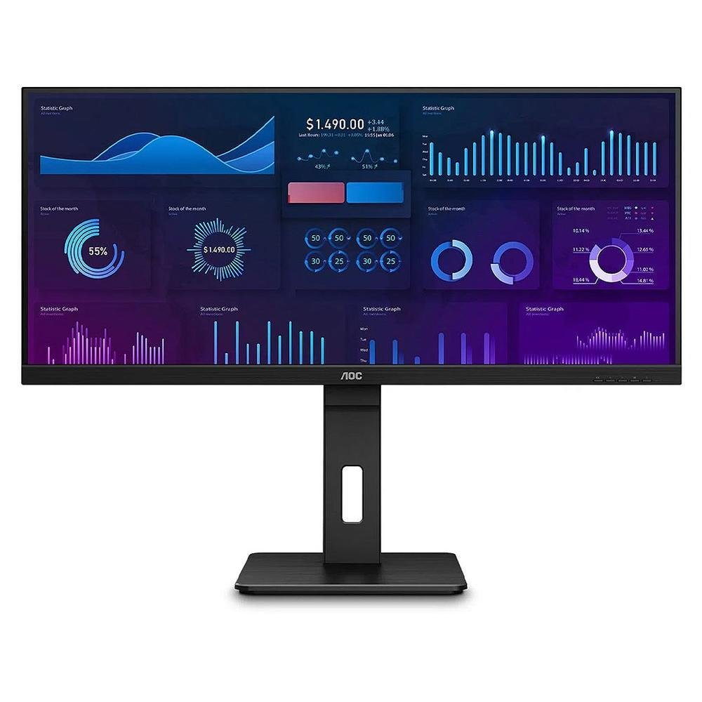 Monitor Aoc Q34p2 Ultrawide 34 Polegadas KaBuM