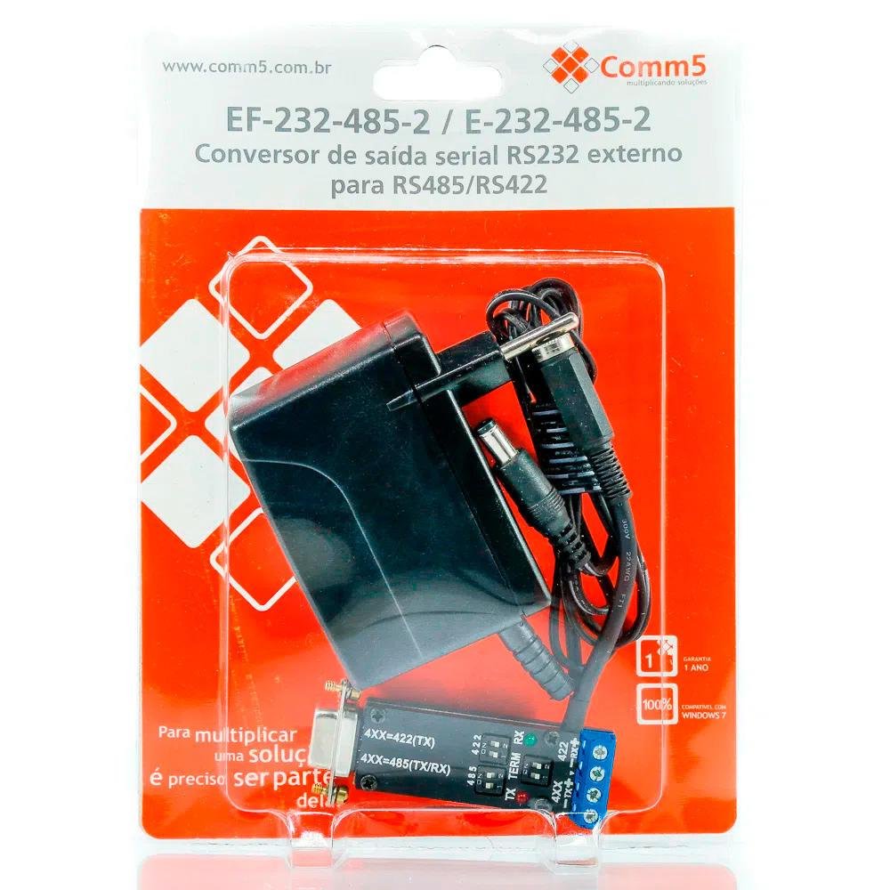 Conversor De Saída Serial Rs232 Ef232485 KaBuM