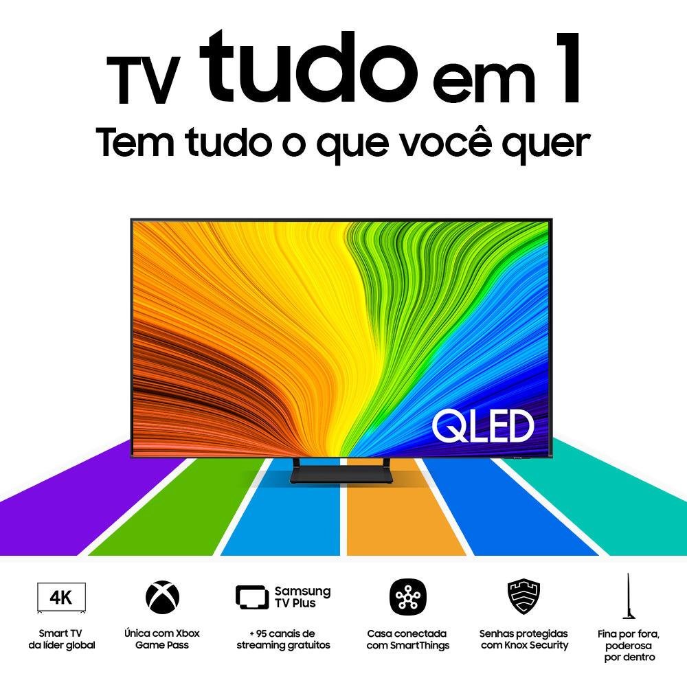 Smart Tv 55 Polegadas Samsung QLED 4K KaBuM
